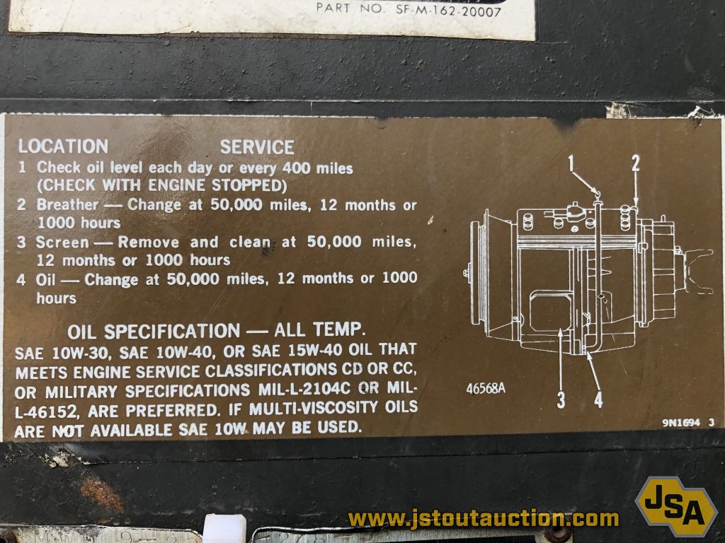 For Sale: 1980 AM General M920 Tandem Axle