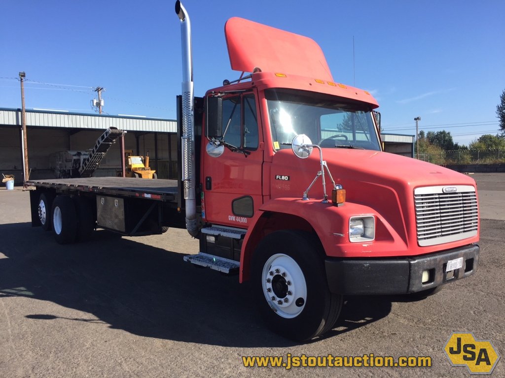 For Sale: 2002 Freightliner FL80 Flatbed Trucks