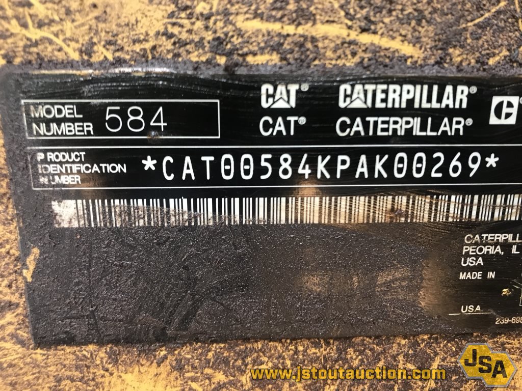 For Sale: 2010 Caterpillar 584 Forwarder