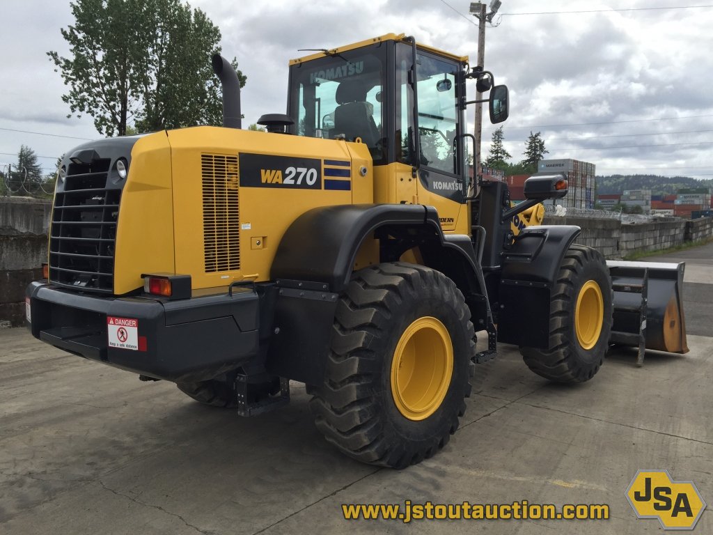 For Sale: 2016 Komatsu WA270-7 Wheel Loader